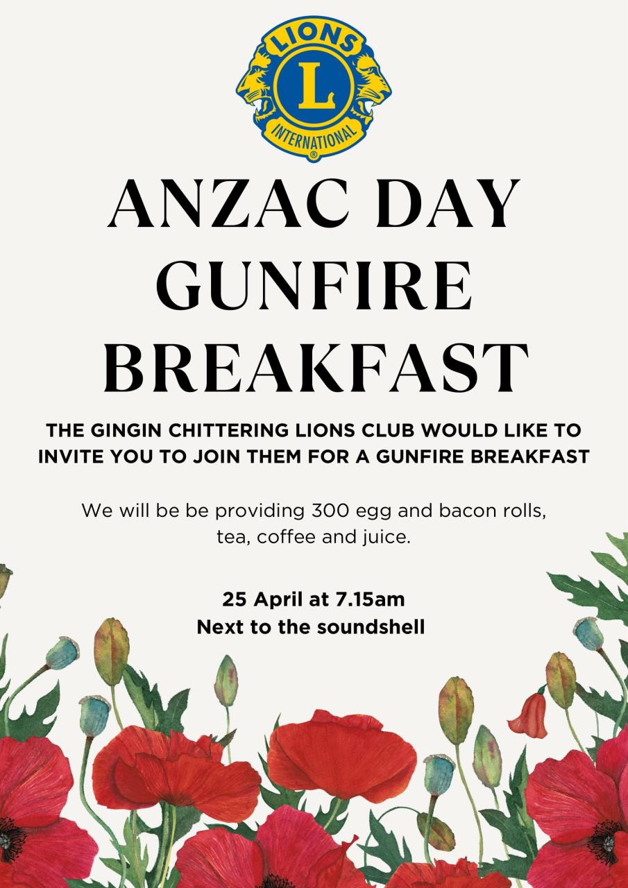 Gingin Anzac Day 2024 » Shire of Gingin