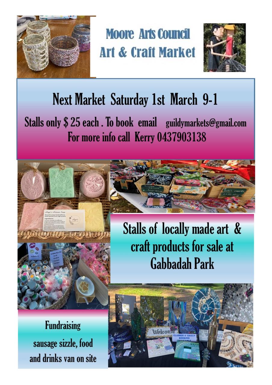 Art & Craft Market » Shire of Gingin