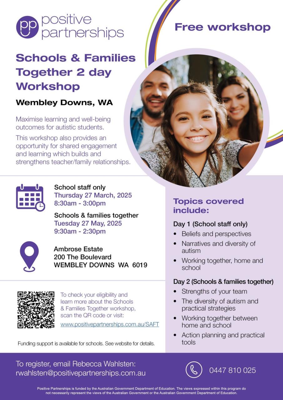 Positive Partnerships - Free Workshop » Shire of Gingin